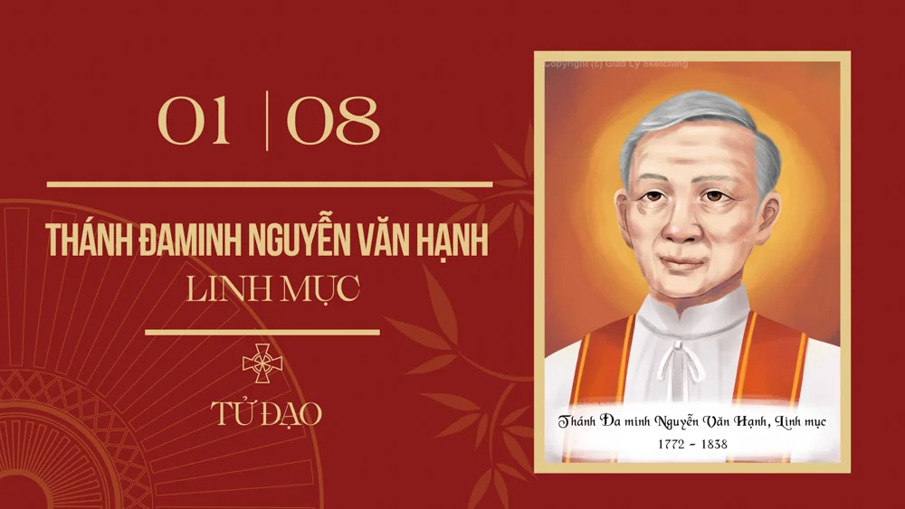 Ngày 1/8: Thánh Đa-minh Nguyễn Văn Hạnh (Diệu) – Linh mục, tử đạo Việt ...